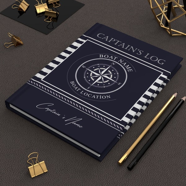 Captains Log Book - Etsy