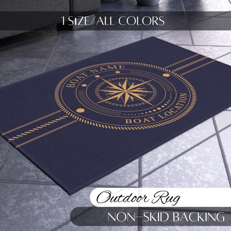 Nautical Rug - Etsy
