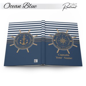 Personalized Captains Log Book , Captains Journal, Captains Log ...