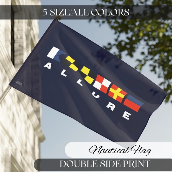 Nautical Flag Sign - Etsy