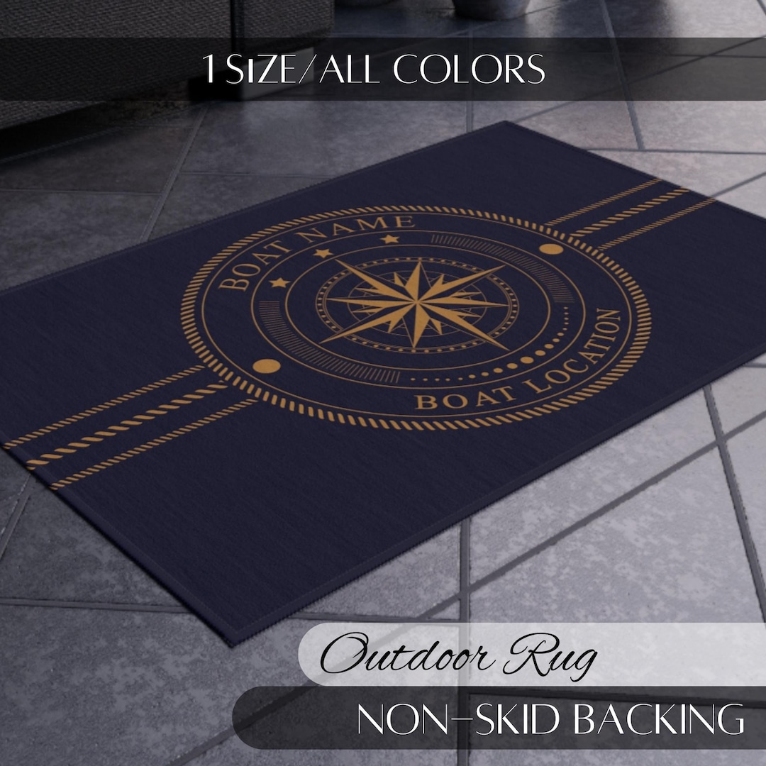 Custom Boat Mats: Custom Welcome Aboard Doormat - Etsy
