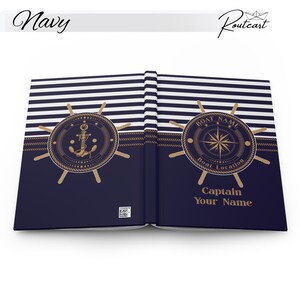Personalized Captains Log Book , Captains Journal, Captains Log ...