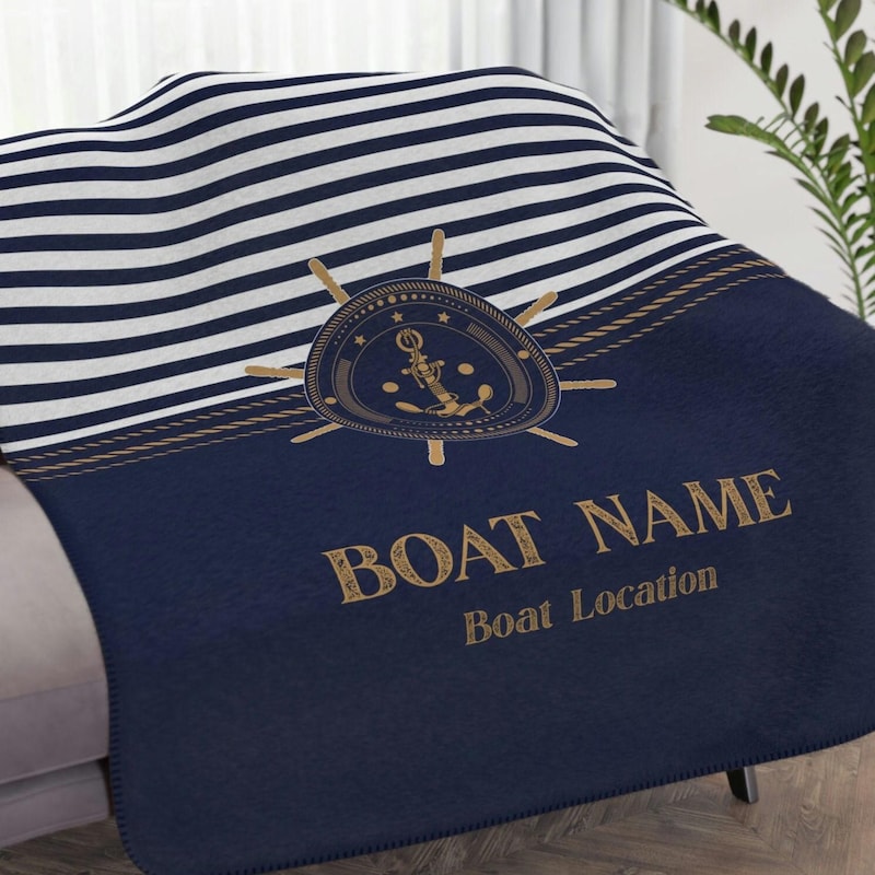 Nautical Blanket - Etsy
