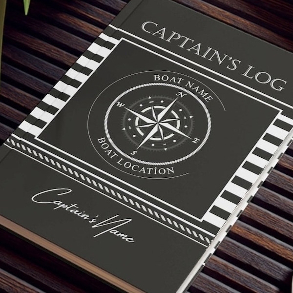 Captains Log Book - Etsy
