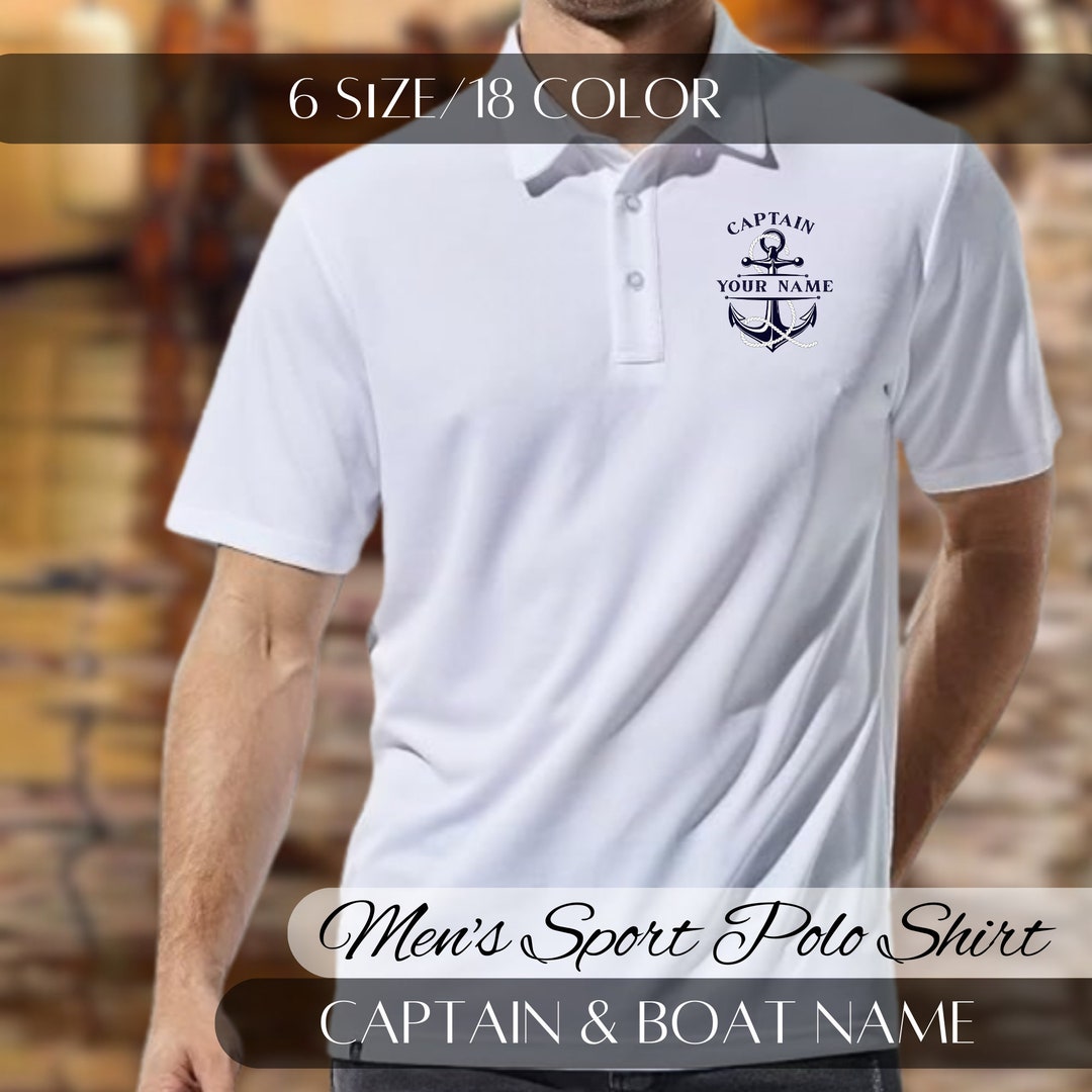 Personalized Boat Shirt, Captain Name Shirt, Gift for Captain, Boat ...