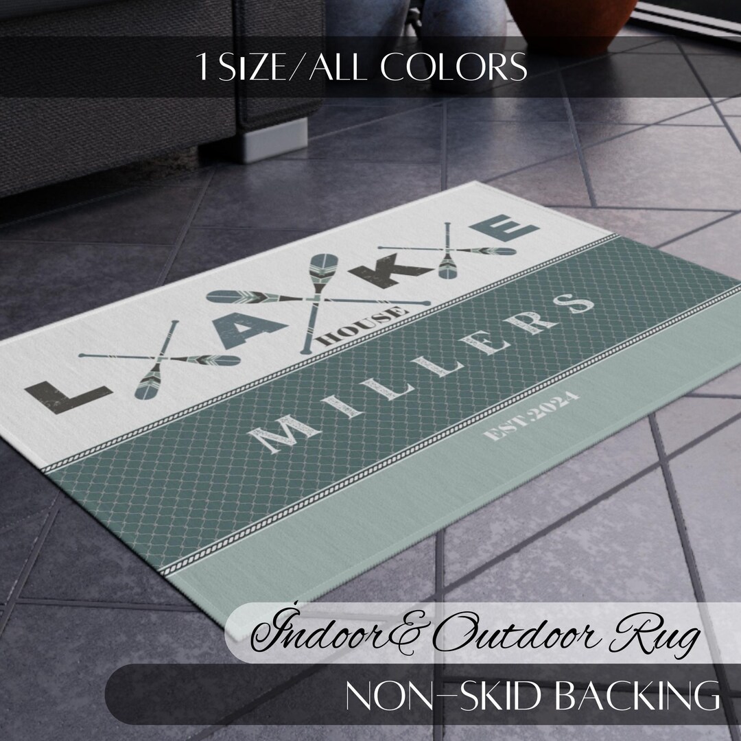 Personalized Lake Hause Mat, Gift for Lake House, Lake Life Doormat ...