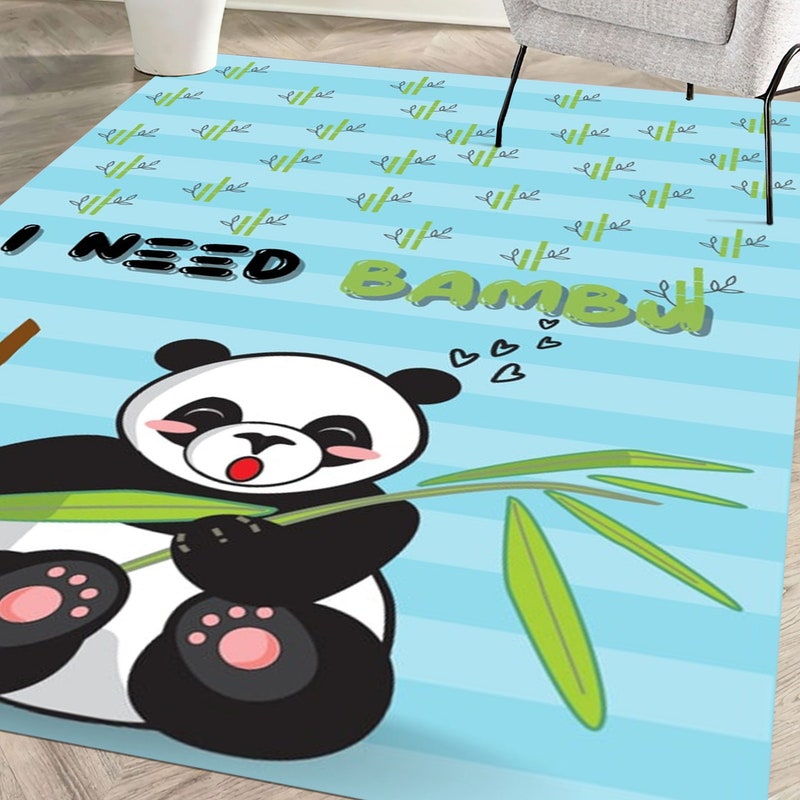Panda Rug - Etsy