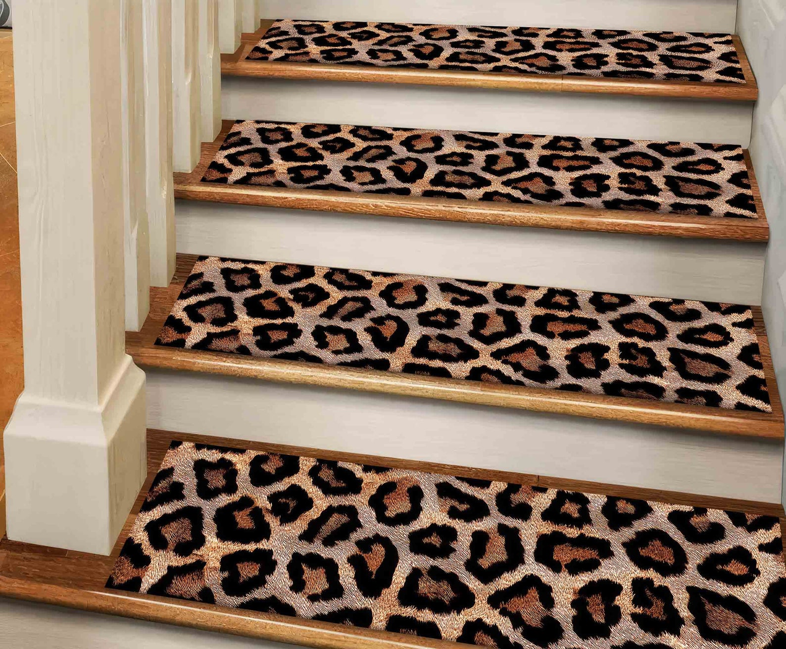 Step Rug, Leopard Step Rug, Loft Rug, Beige Rug, Modern Rug, Stair ...