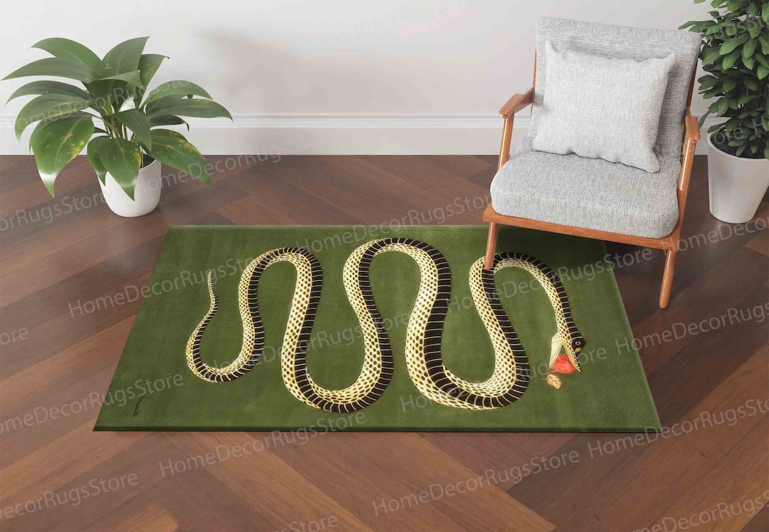 Bathroom Rug, Modern Rug, Animal Rug, Cute Rugs, Front Door Rugs, Snake ...