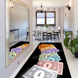 Monopoly Rug, Money Rugs, Board Game Rug, Modern Rug, Nursery Rug ...