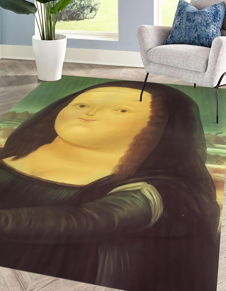 Mona Lisa by Fernando Botero Rugs, Fernando Botero Rugs, Modern Rugs ...