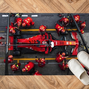 Charles Leclerc Rugs, Ferrari Formula 1 Rugs, F1 Charles Leclerc Rug ...
