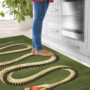 Bathroom Rug, Modern Rug, Animal Rug, Cute Rugs, Front Door Rugs, Snake ...