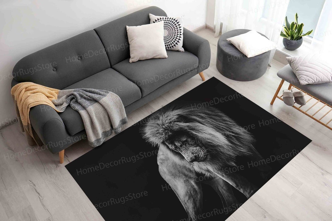 Animal Rug, Lion Rugs, Farmhouse Rugs, Step Rugs, Entryway Rugs, Man ...