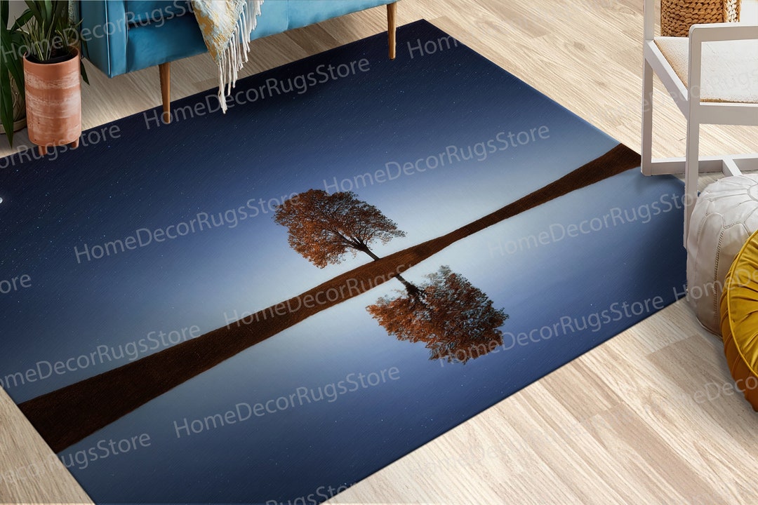 Custom Rugs, Landscape Rug, Wall Hanging Rug, Tree Rugs, Gift for Her ...