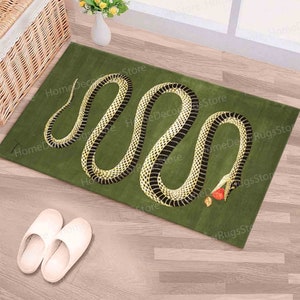 Bathroom Rug, Modern Rug, Animal Rug, Cute Rugs, Front Door Rugs, Snake ...