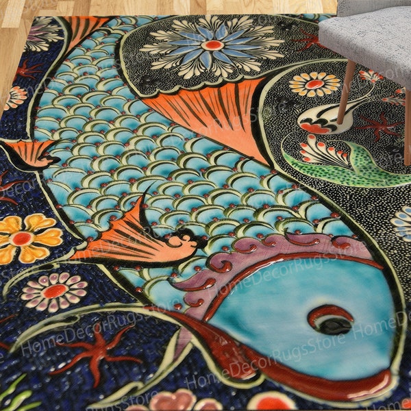 Fish Rug - Etsy