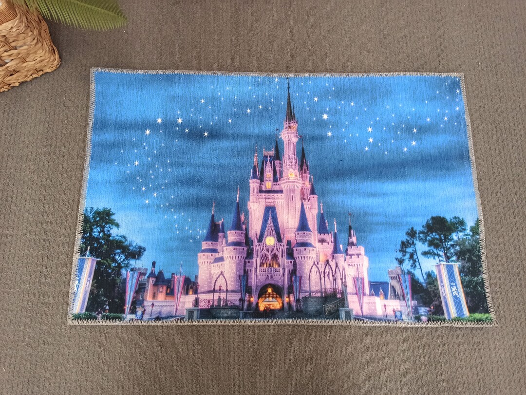 Cinderella Castle Rug, Living Room Rugs, Kids Rugs, Bathroom Rugs ...