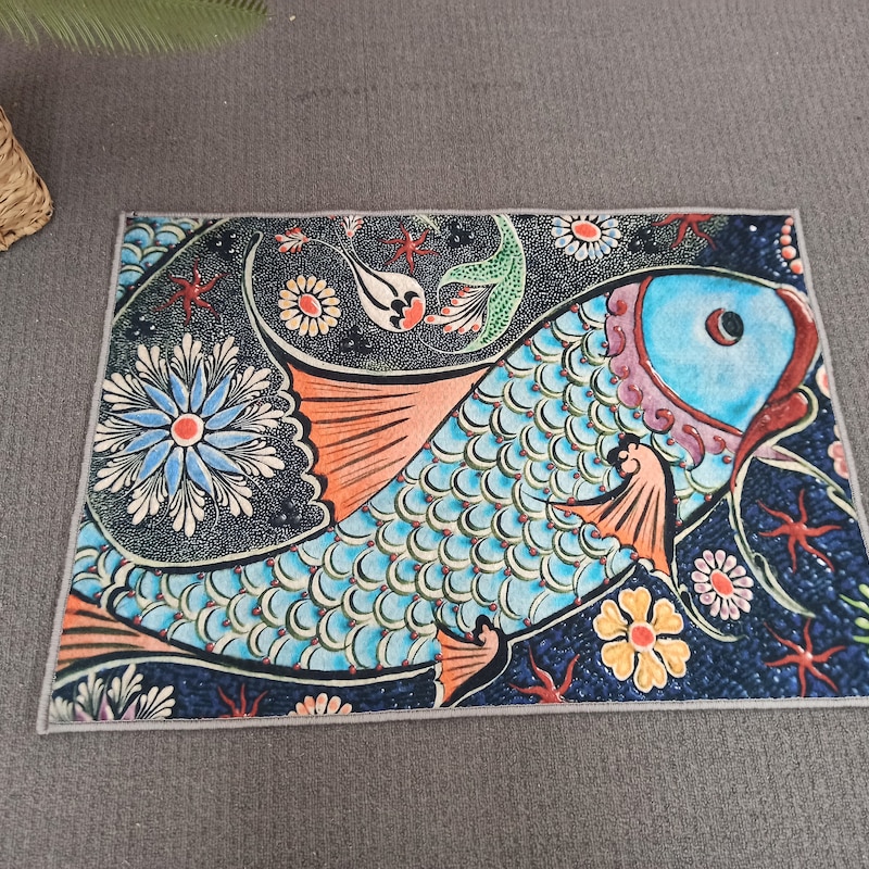 Fish Rug - Etsy