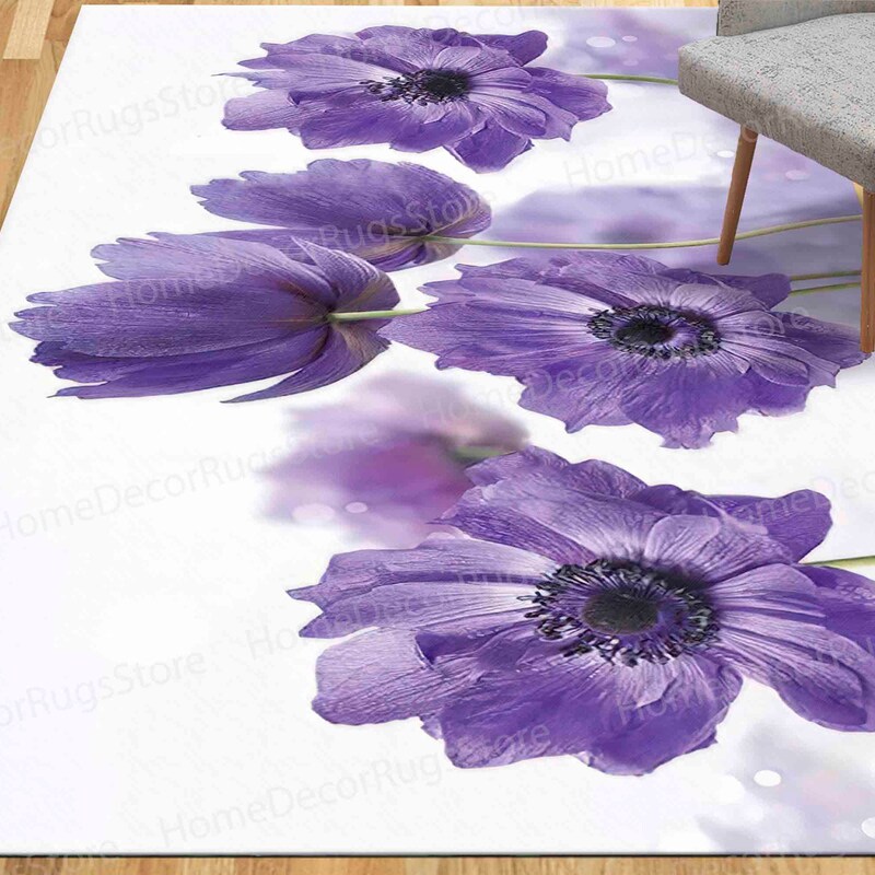Floral Rug - Etsy