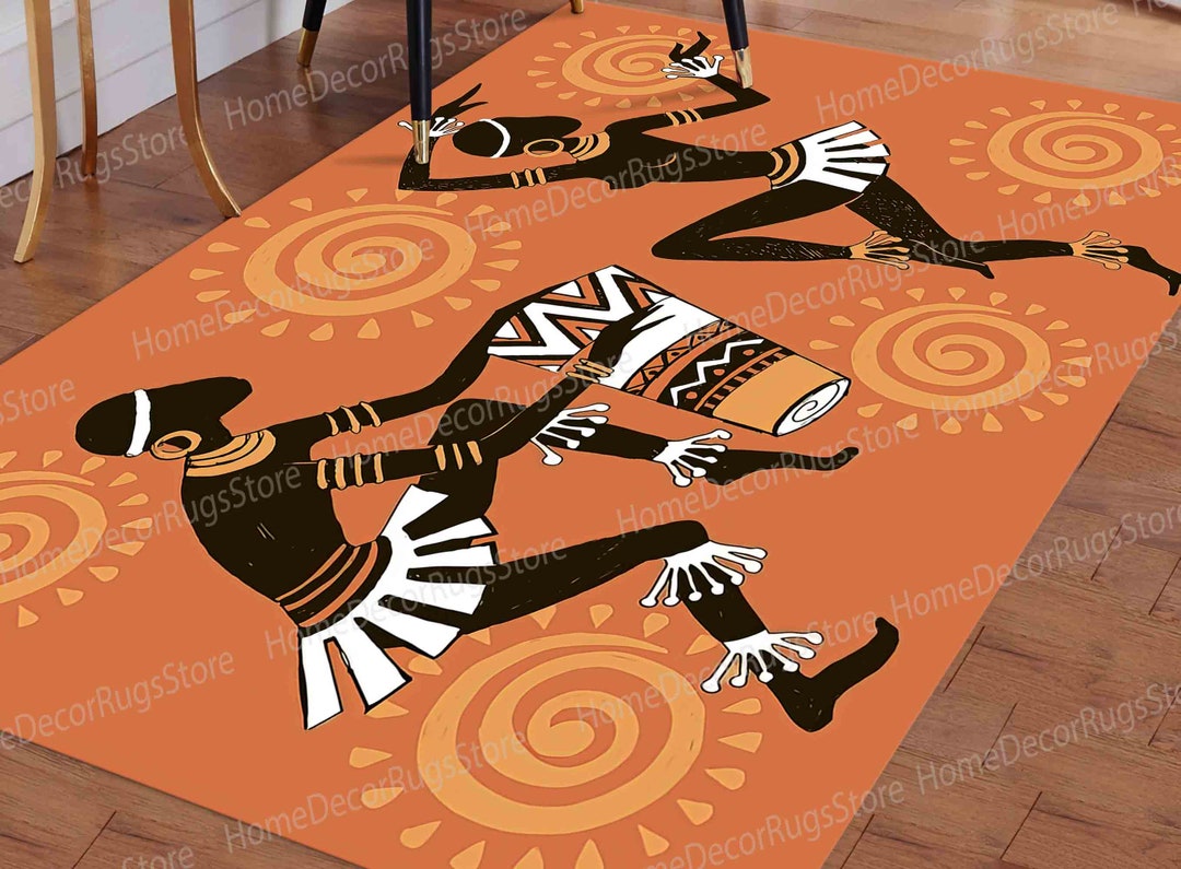 African Woman Rugs, African Couple Rugs, African Girl Rug, African Rugs ...