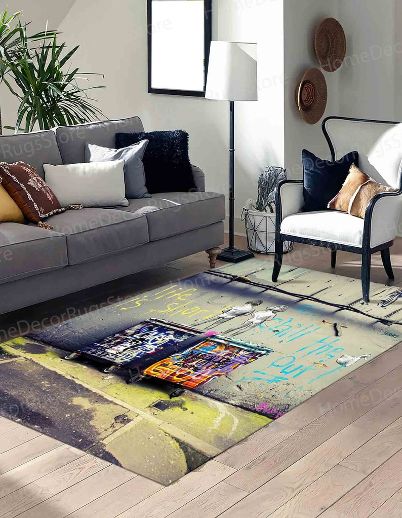 Banksy Peeing Boys Rugs Banksy Boy Rugs Naked Boys Rug - Etsy