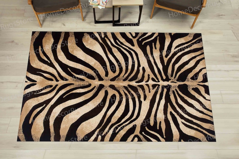Zebra Rug, Zebra Pattern Rug, Abstract Rug, Modern Rugs, Luxury Rug ...