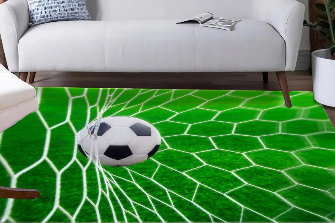 Soccer Rugs, Football Rug, Boy Room Rugs, Motivation Rug, Thick Rug ...