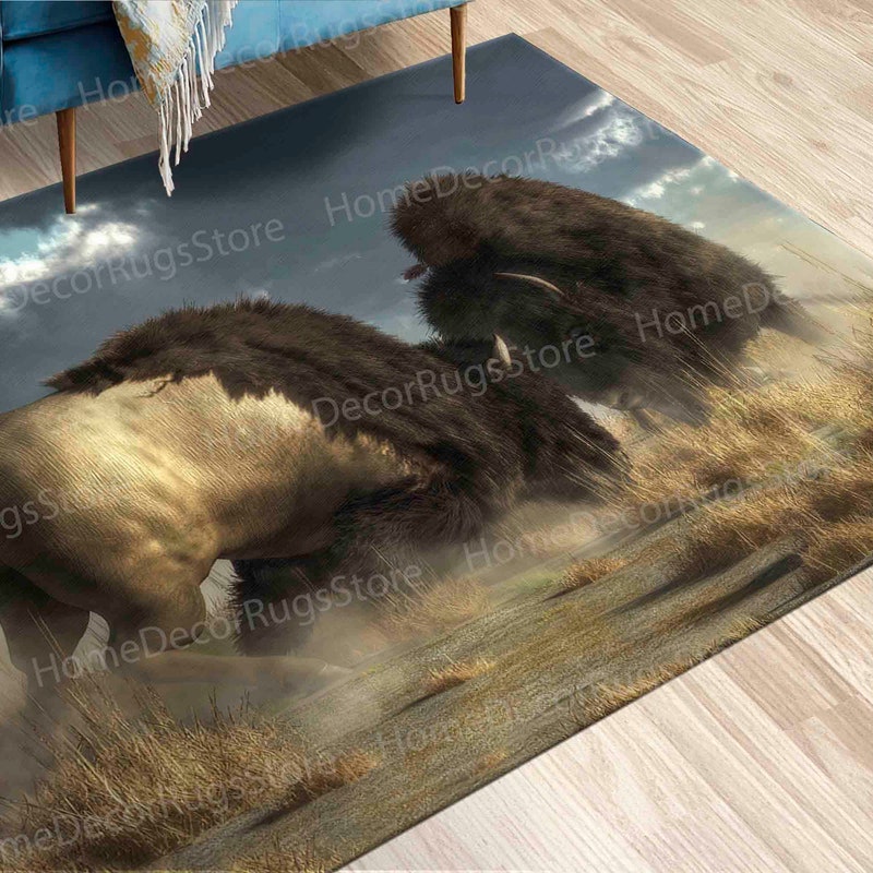 Bison Rug - Etsy