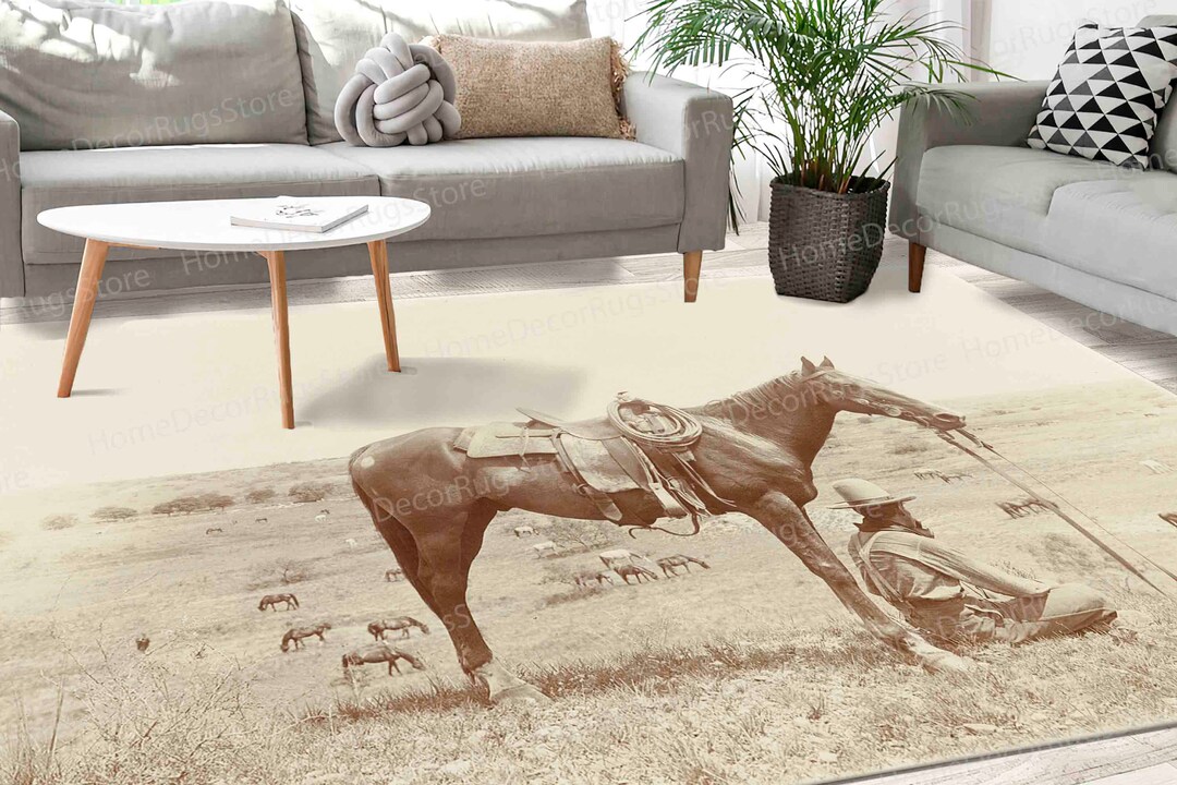 Thin Rug, Texas Rugs, Outdoor Rug, Animal Rugs, Texas Cowboy Rugs ...