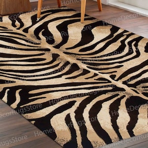 Zebra Rug, Zebra Pattern Rug, Abstract Rug, Modern Rugs, Luxury Rug ...