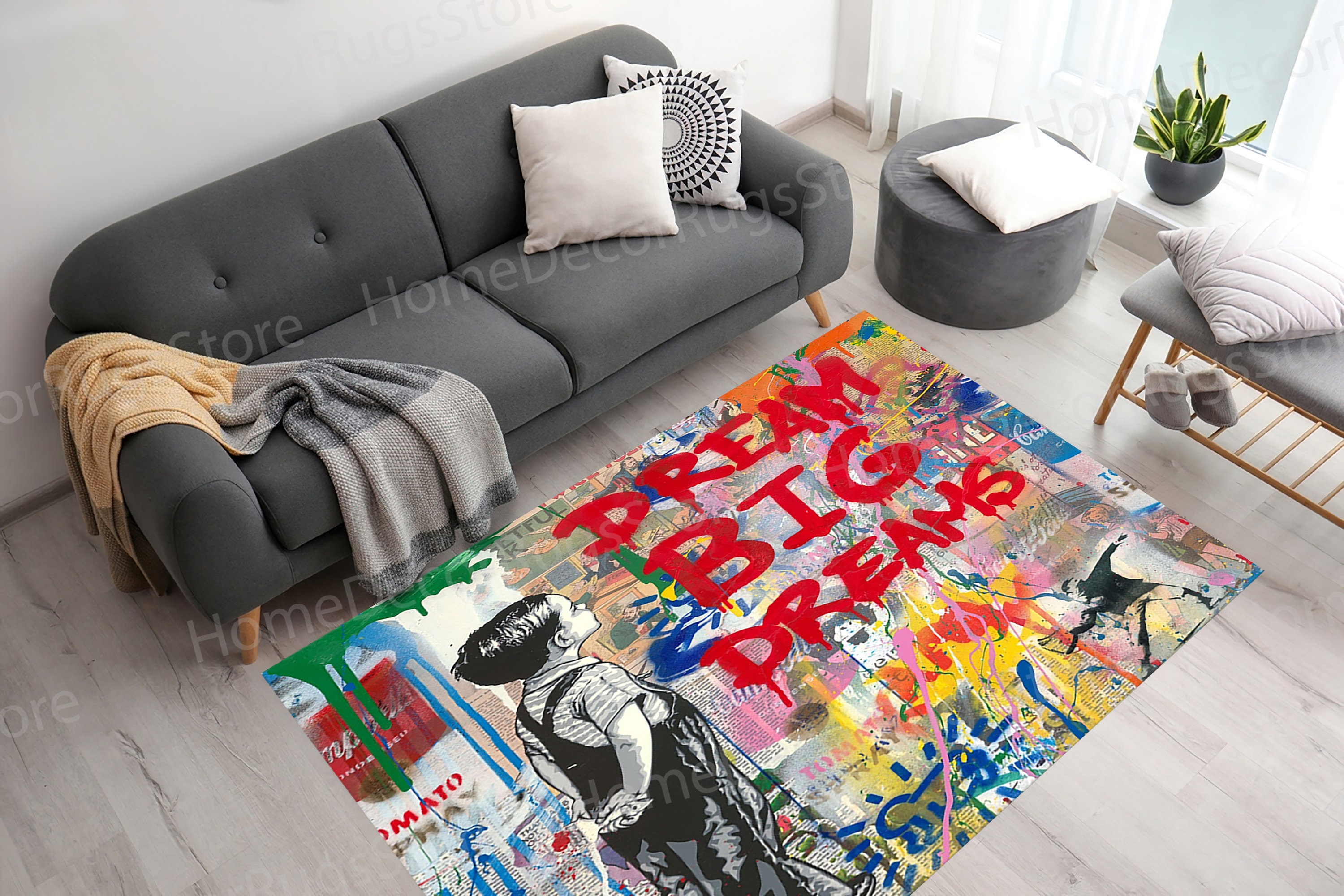 Graffiti Rug Graffiti Boy Rugs Outdoor Rugs Gift for the - Etsy Canada