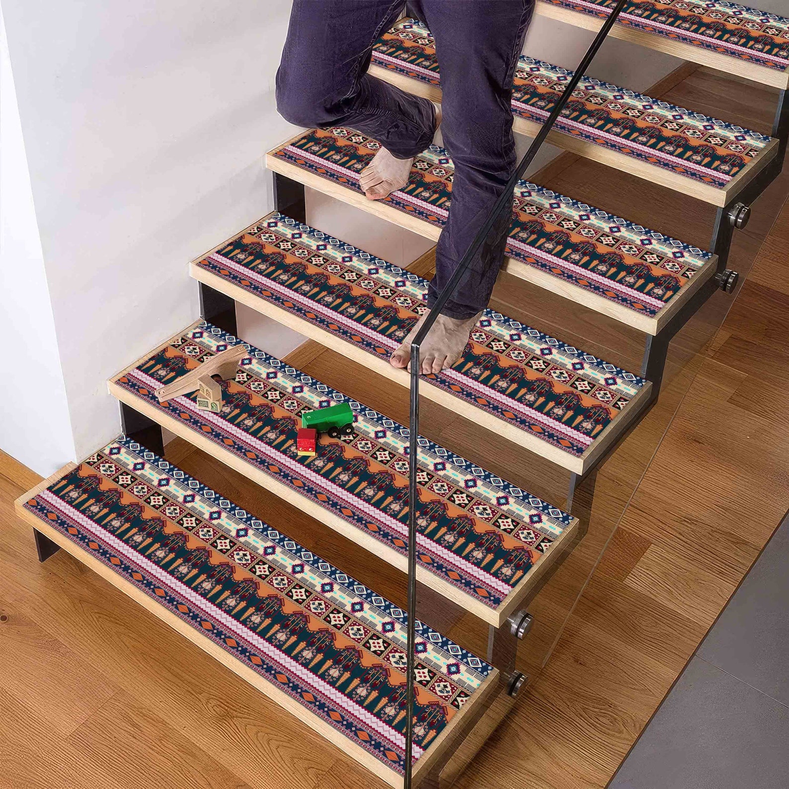 Step Rug, Ethnic Pattern Rug, Trendy Rug, Navajo Rug, Modern Rug ...