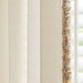 Sykes Linen Sheer Curtain With Colorful Trim, Kids Room Curtain ...