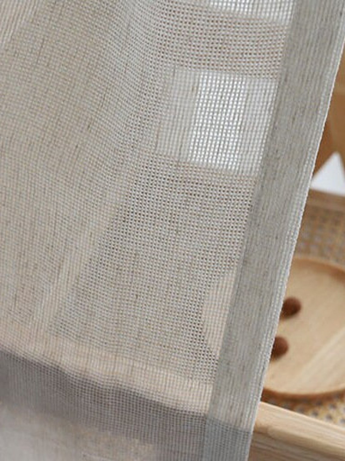 Tiernan Linen Curtain Natural Curtain Custom Curtain Panel - Etsy UK