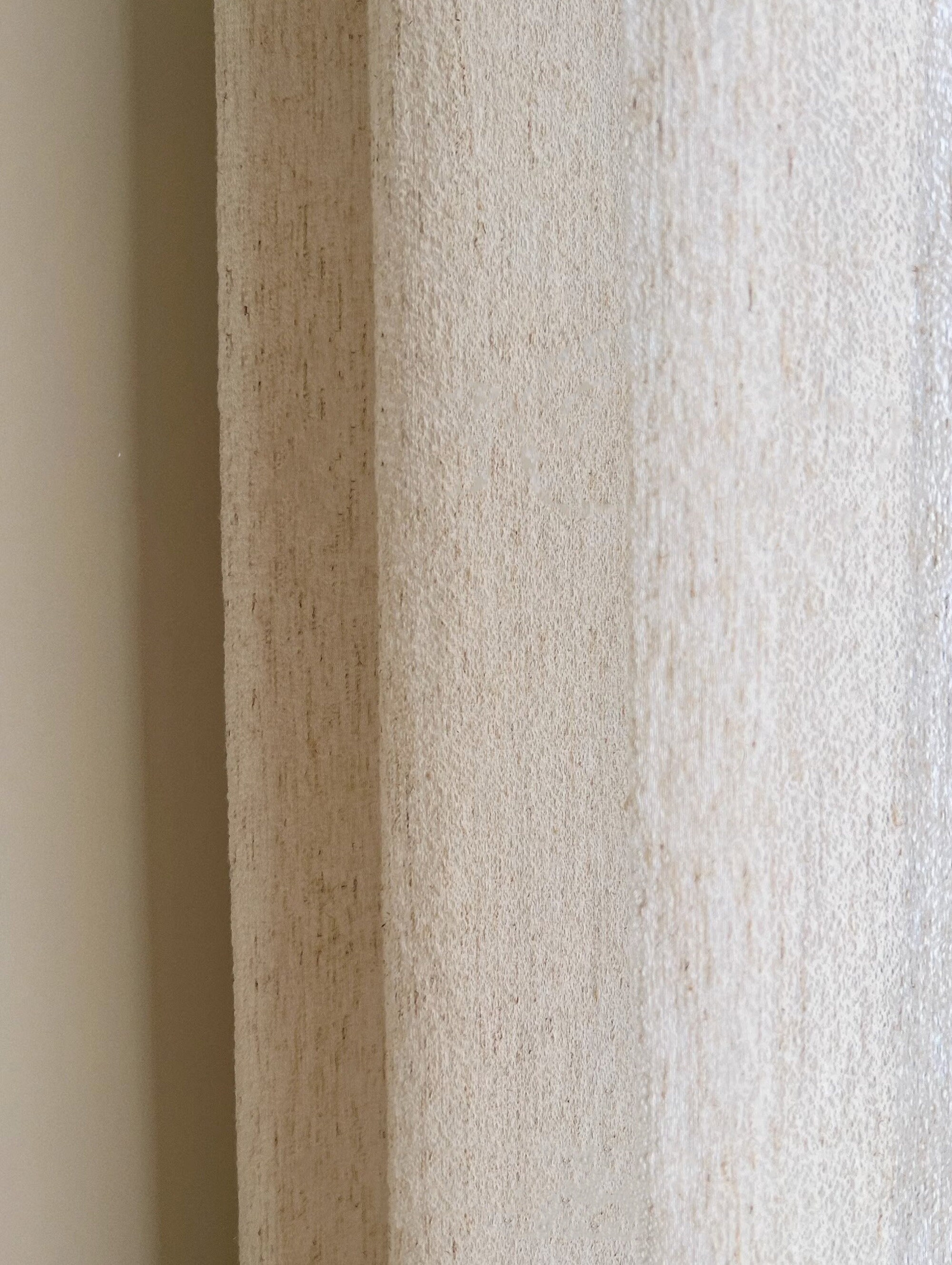 Libbie Textured Linen Sheer Curtain, Natural Curtain, Custom Curtain ...