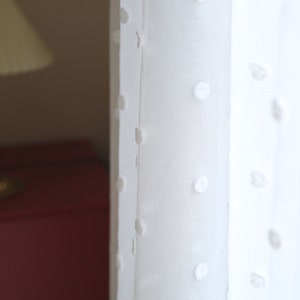 Puff Sheer Curtain, Custom Curtain Panel, White Curtain, Curtain for ...
