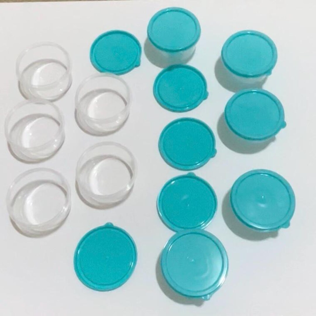 Clear Round Plastic Storage Containers – Small Craft & Jewelry ...