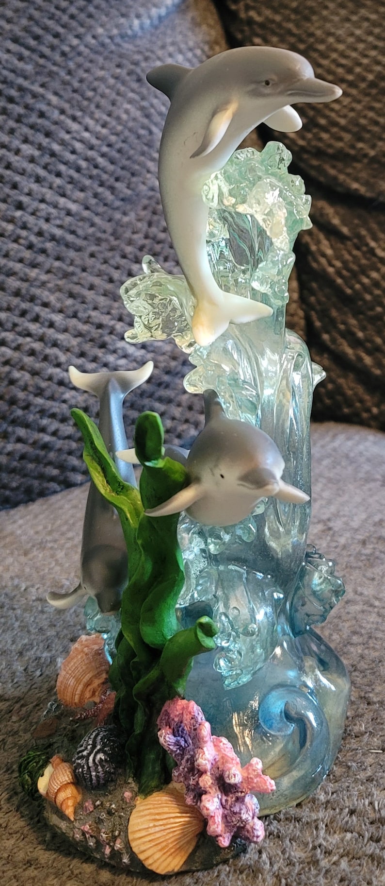Beautiful Vintage Classic Treasures Musical Dolphin Figure. Used - Etsy