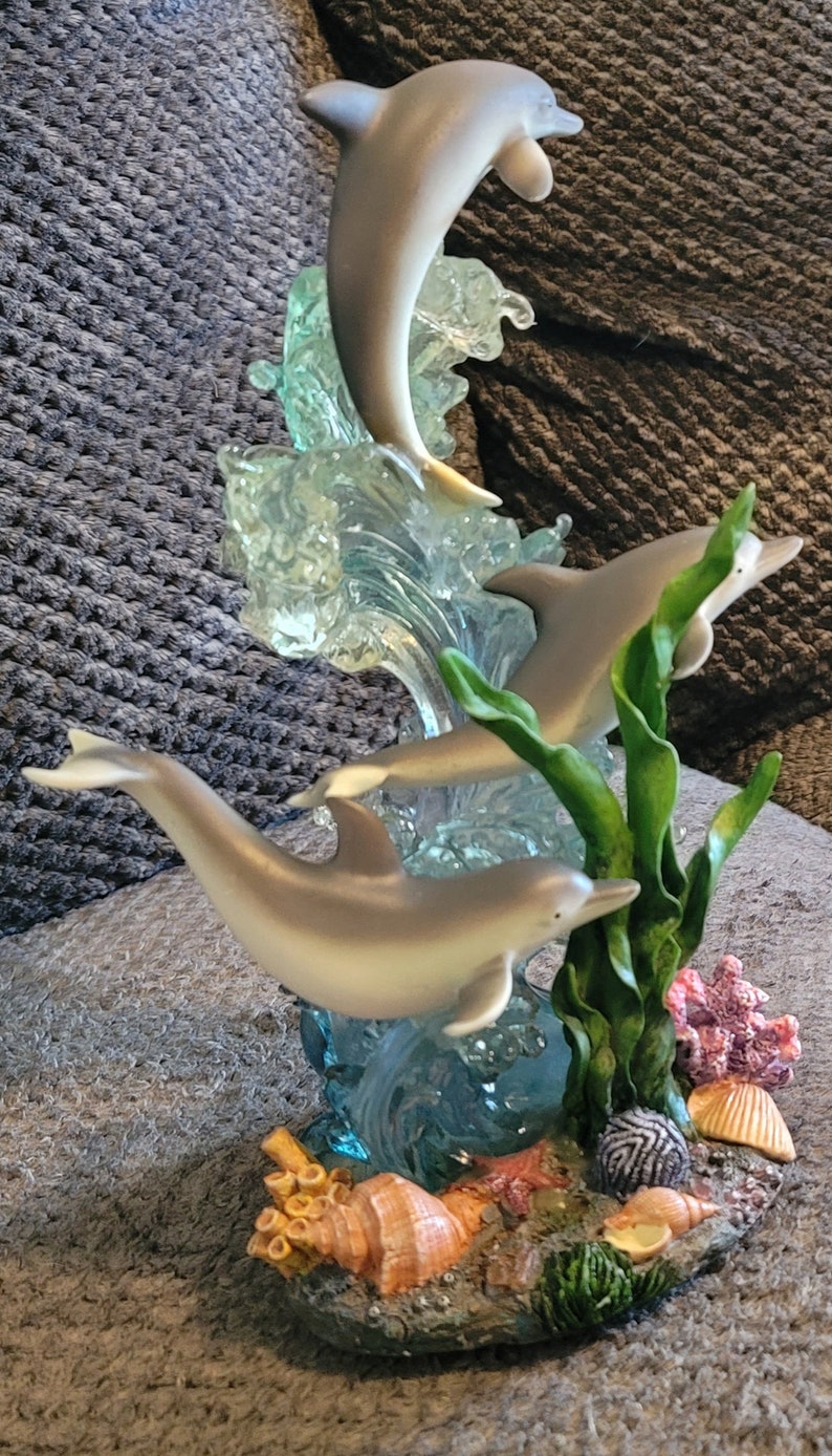 Beautiful Vintage Classic Treasures Musical Dolphin Figure. Used - Etsy