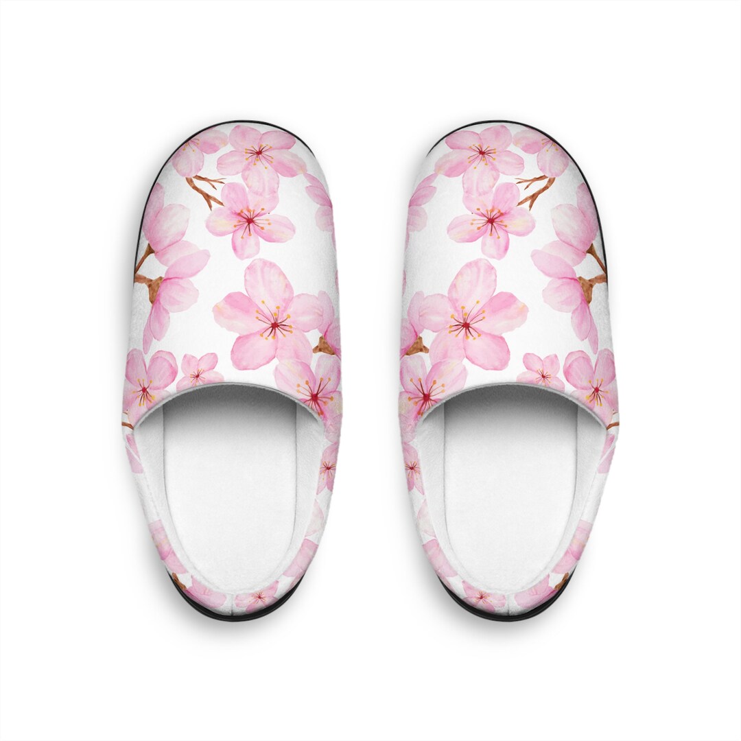 Ballet Rose Whispers: Cherry Blossom Slippers for Sakura Lovers - Etsy