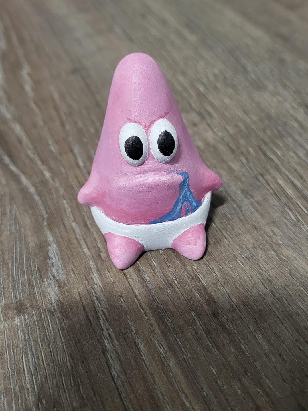 Hand Painted Baby Patrick Miniature spongebob Squarepants - Etsy