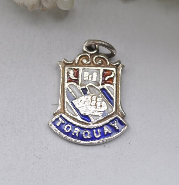 Vintage torquay travel charm - Gem