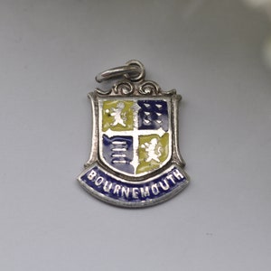 Vintage Bournemouth Travel Charm - Souvenir Shield | Coat of Arms ...