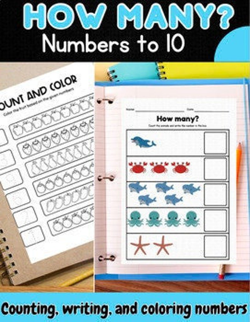 Counting to Ten - Etsy