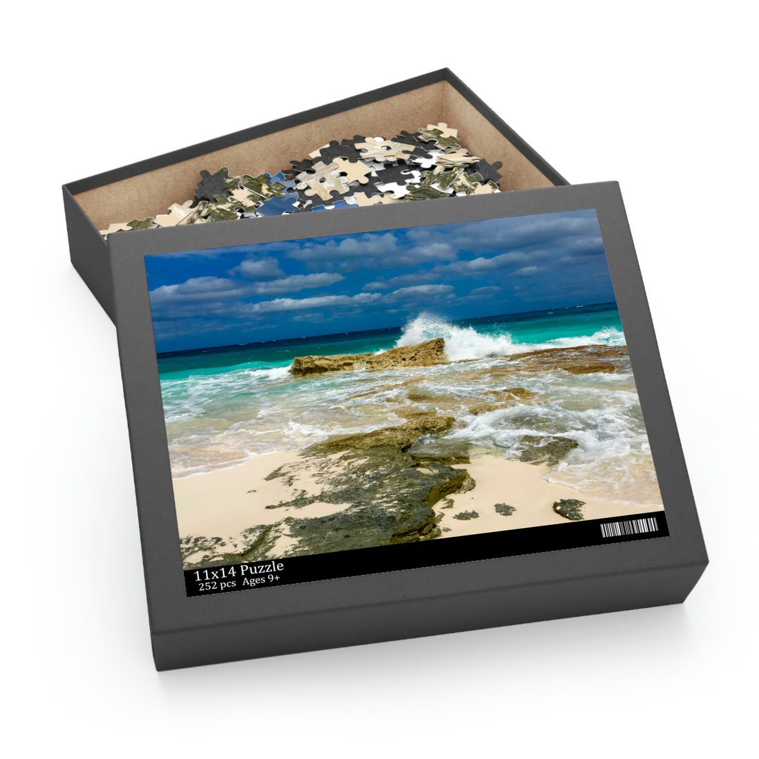 Beach Sea Waves Adult Jigsaw Photo Puzzle - Tropical, Island Travel Fun ...