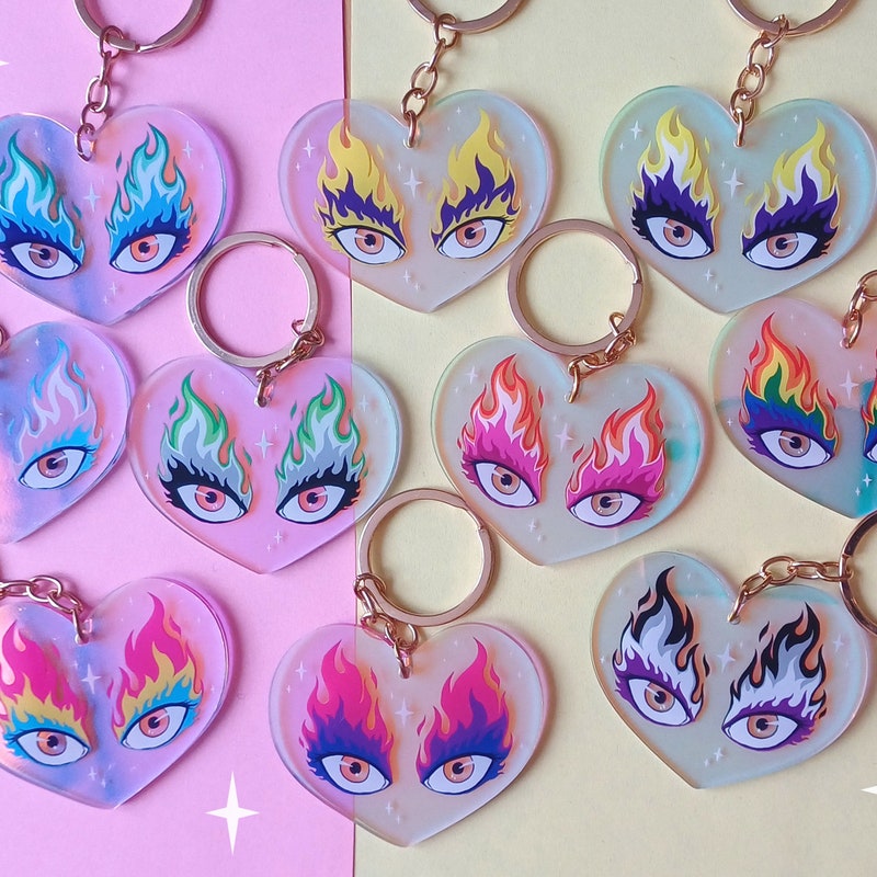 Lesbian flag and fire - Etsy.de