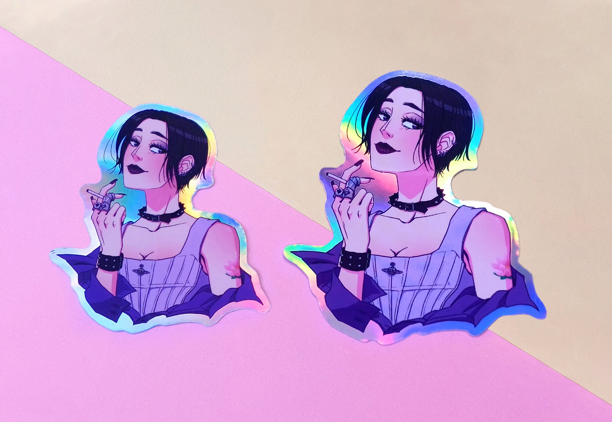 Holographic Nana Acrylic Sticker Nana Osaki Nana Komatsu Hachi Anime ...