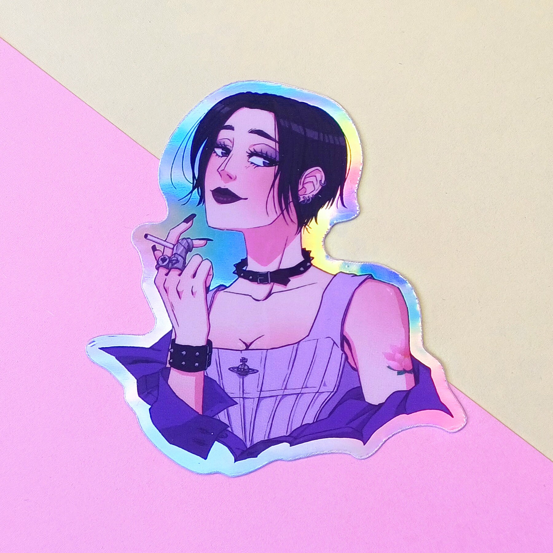 Holographic Nana Acrylic Sticker Nana Osaki Nana Komatsu Hachi Anime ...