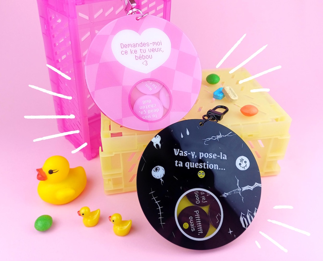 Porteclés inspirés des Magic 8 Ball | Voyance | Lire l'avenir ...